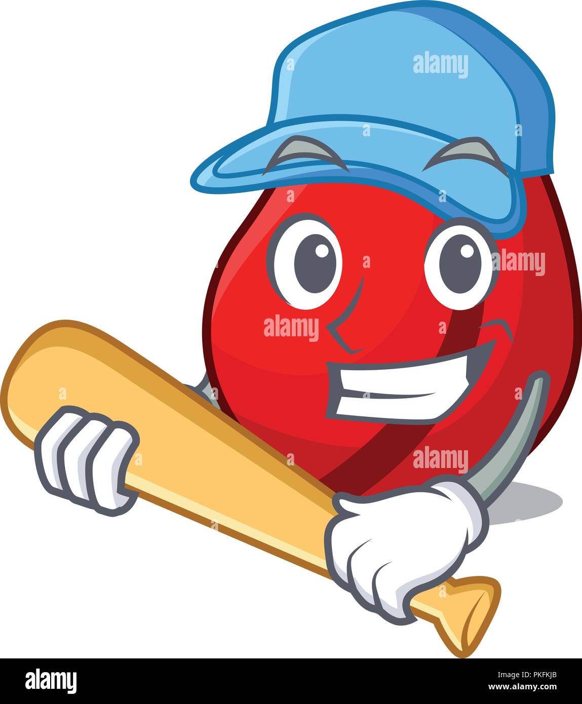 Playing baseball whole cola nuts in market cartoon Stock Vector Image ...