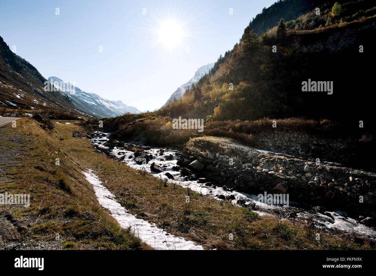 Impressions of the Silvretta Hochalpenstrasse mountainpass in ...