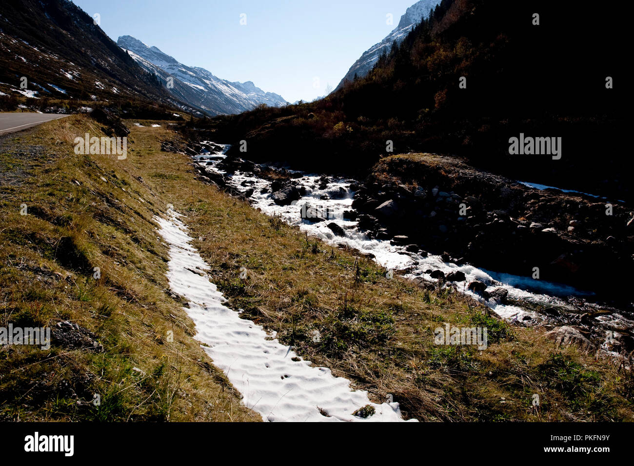 Impressions of the Silvretta Hochalpenstrasse mountainpass in ...
