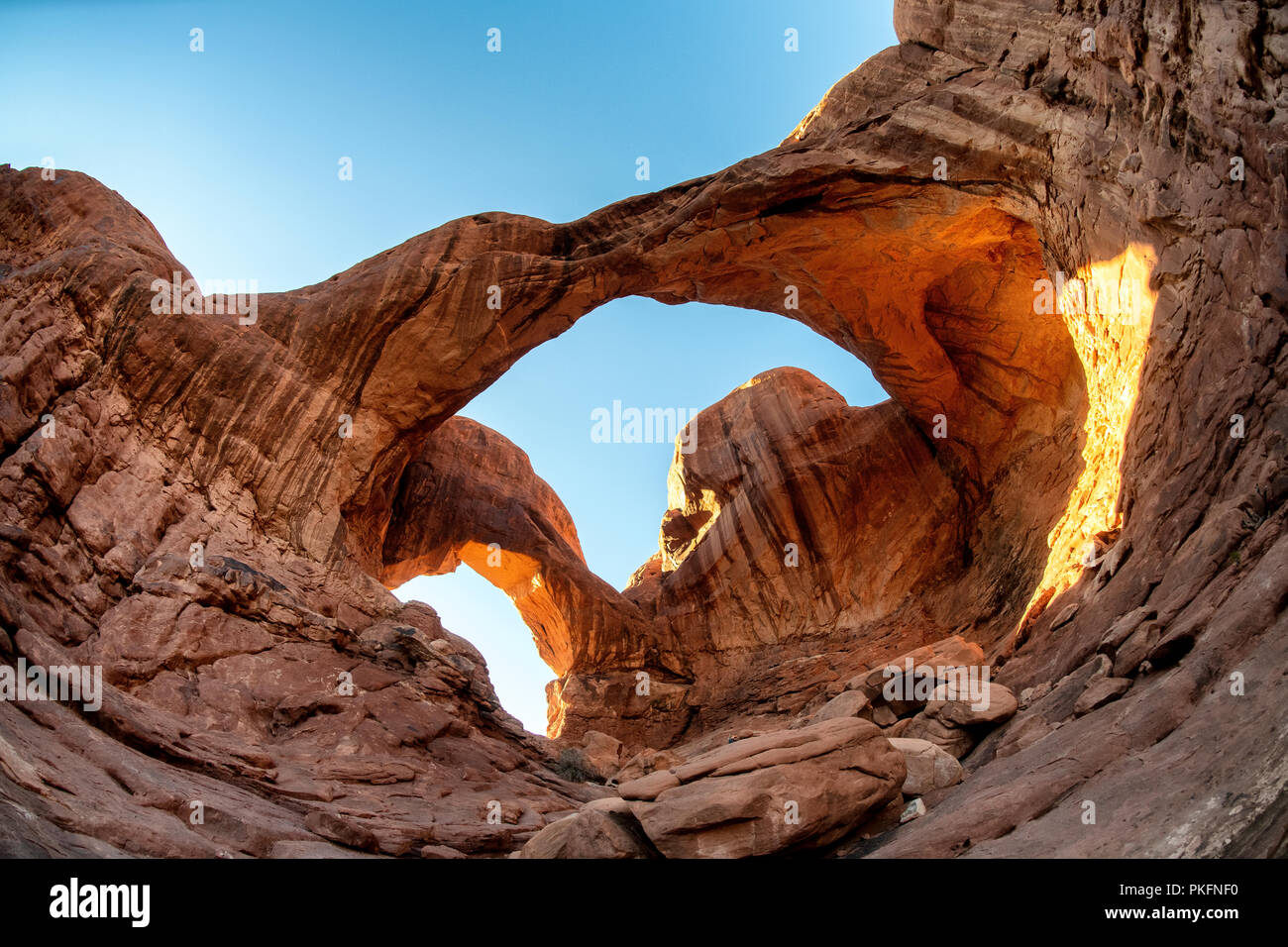 Visitors double arch arches hi-res stock photography and images - Alamy