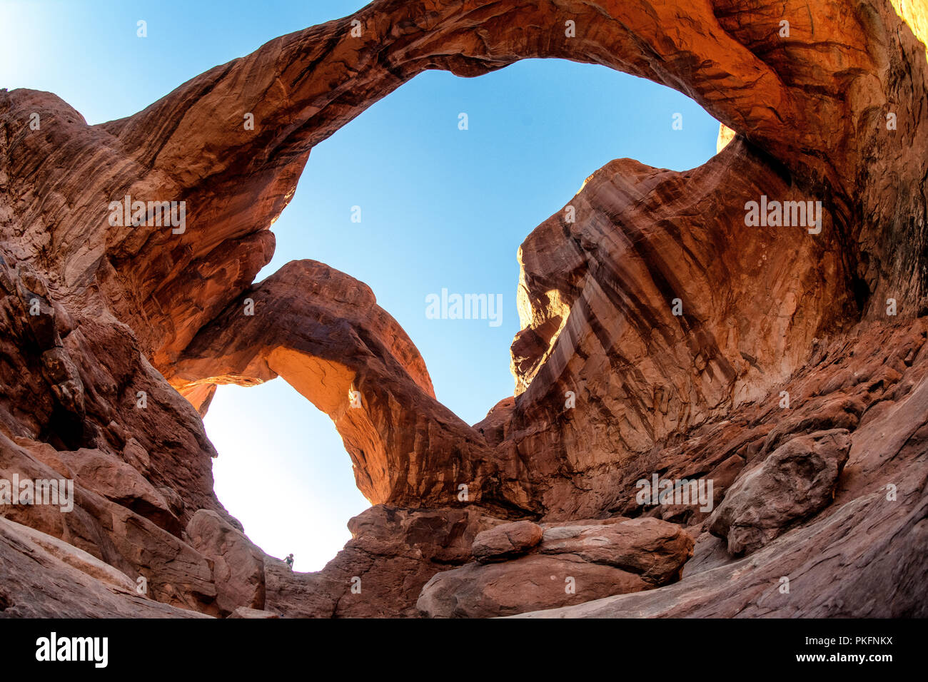 Visitors double arch arches hi-res stock photography and images - Alamy