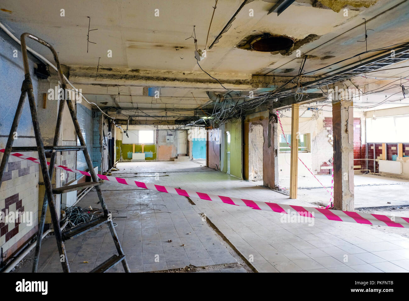 Capital repair of the premises. Demolition of floors and walls Stock ...