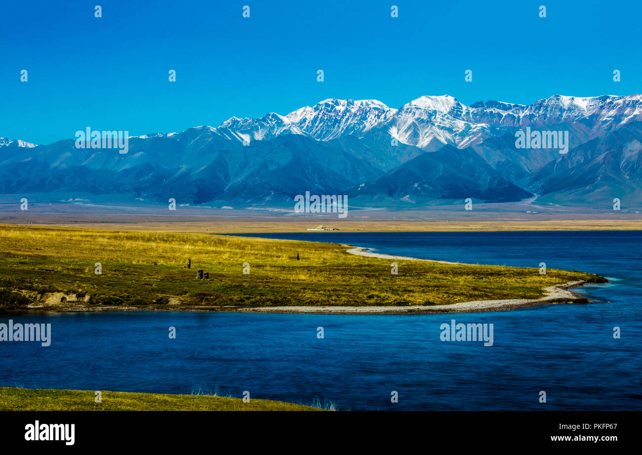 Sayram lake hi-res stock photography and images - Alamy