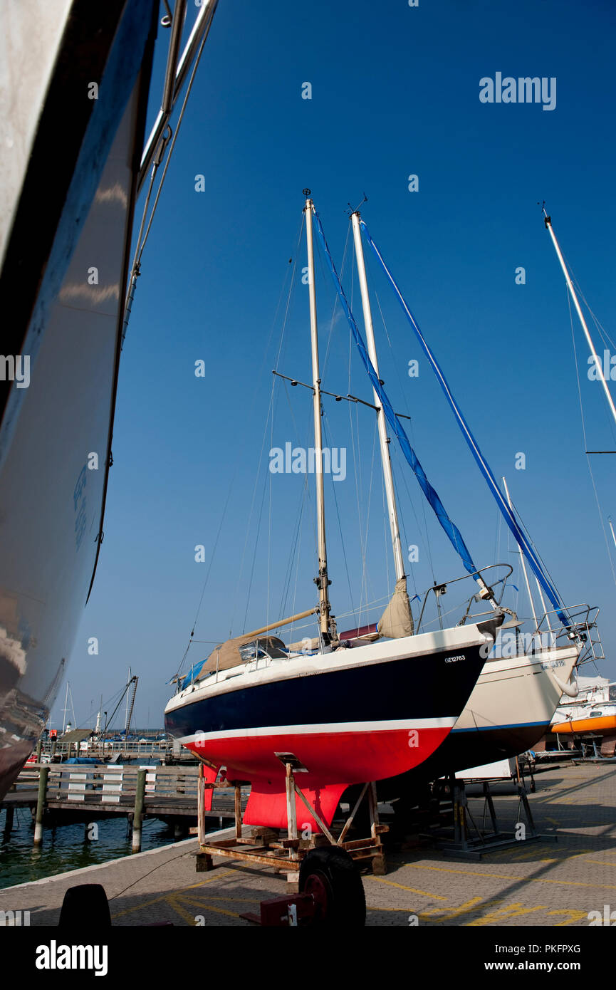 Impressions of the port in Geneva (Switzerland, 16/04/2010 Stock Photo ...