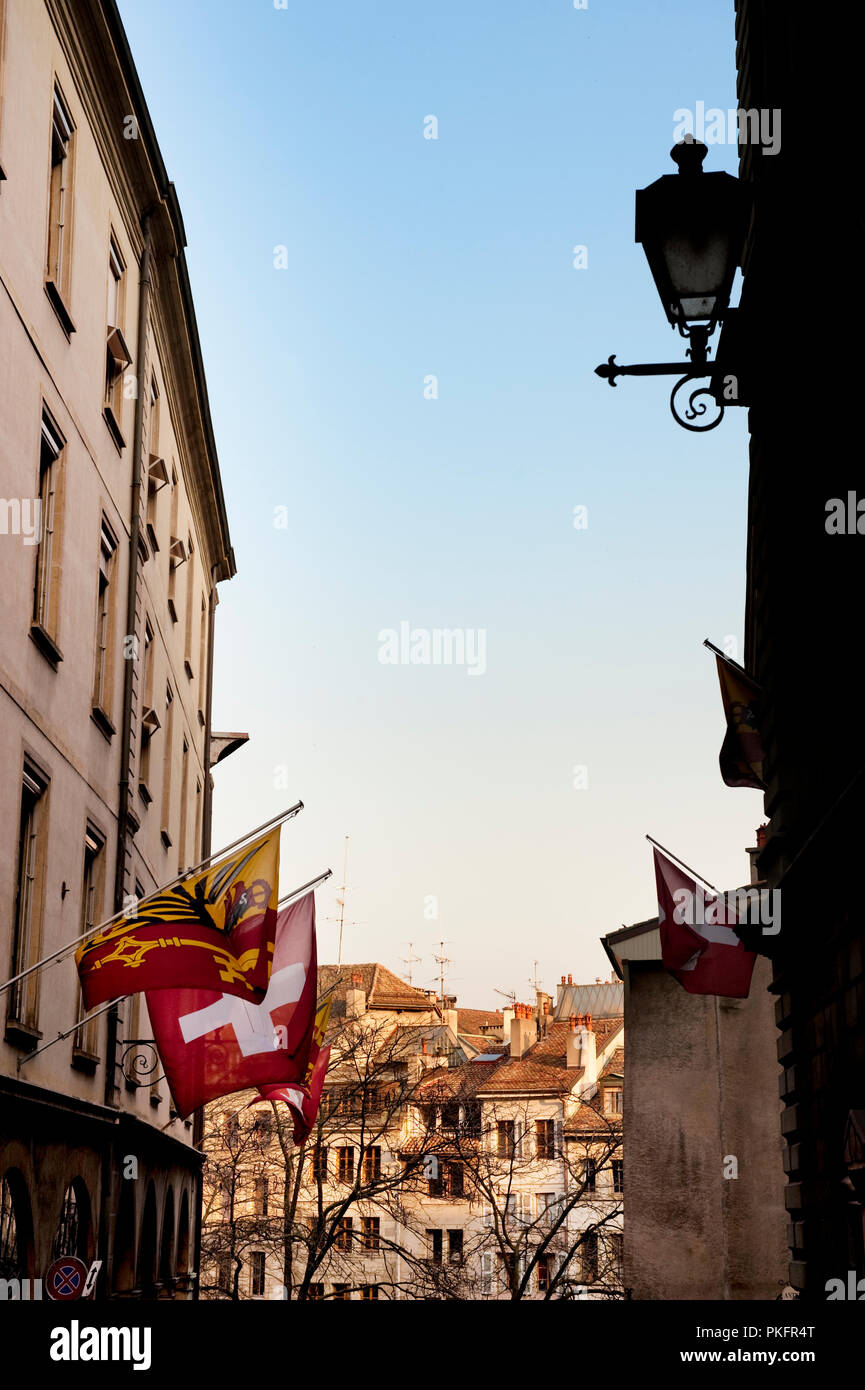 Drapeau de geneve hi-res stock photography and images - Alamy