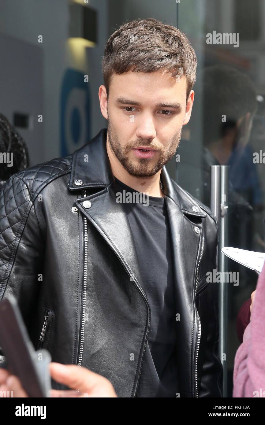 Liam Payne seen leaving Global studios after doing radio interviews for ...