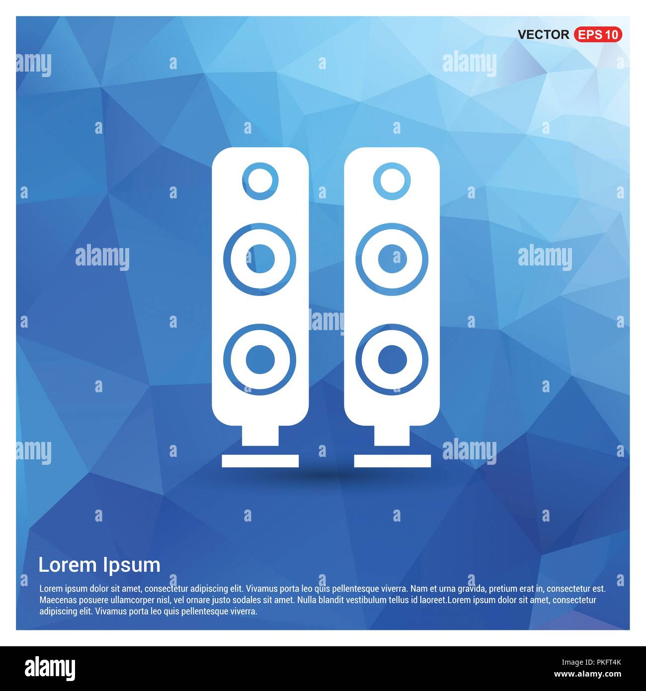 Sound speaker icon - Free vector icon Stock Vector Image & Art - Alamy