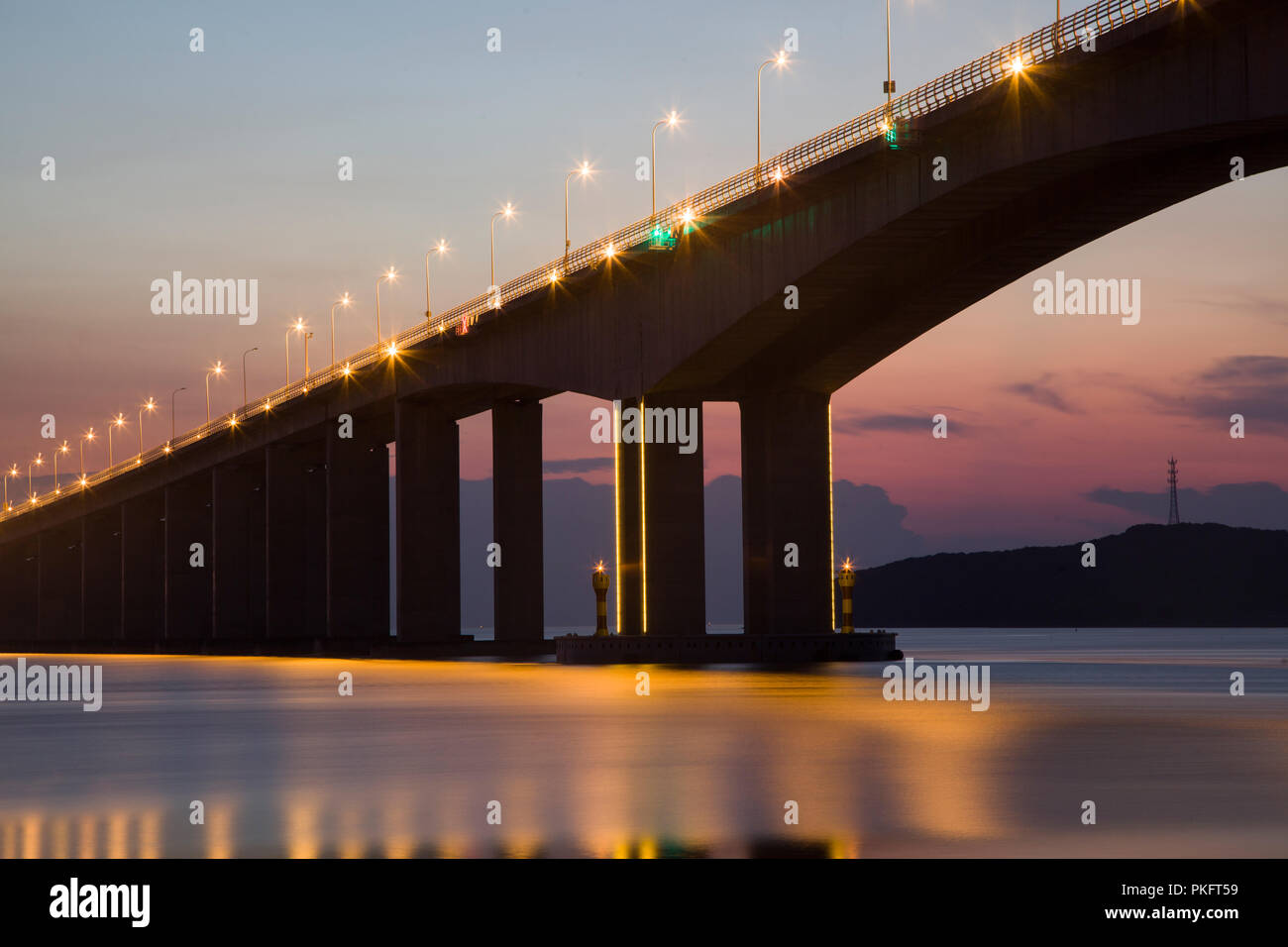 Zhejiang zhoushan jintang bridge Stock Photo - Alamy