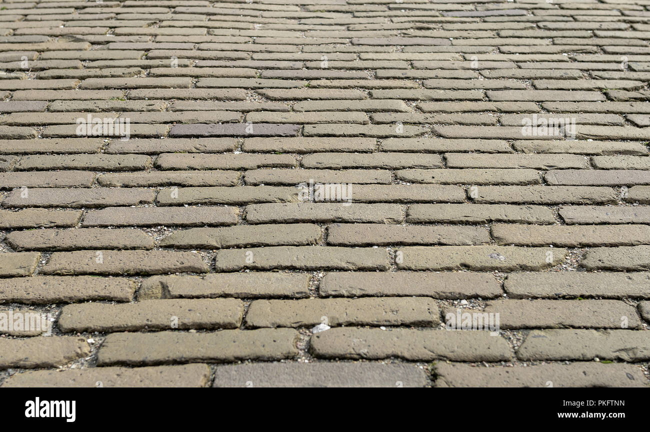 Texture of an old stone wall. Well seen pattern Stock Photo - Alamy