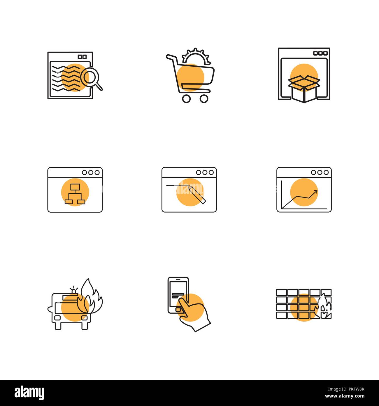 cart ,dropbox ,windows , ui , layout , web , user interface ...