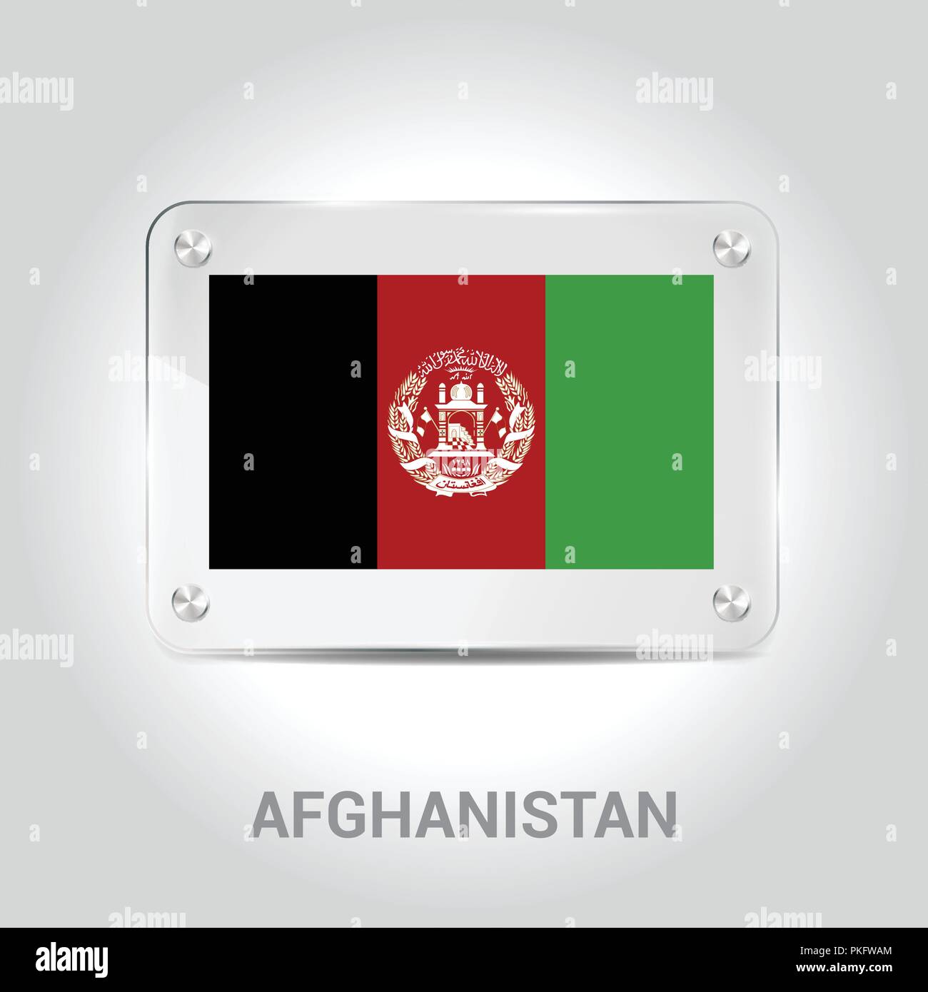 Afghanistan flag design vector Stock Vector Image & Art - Alamy