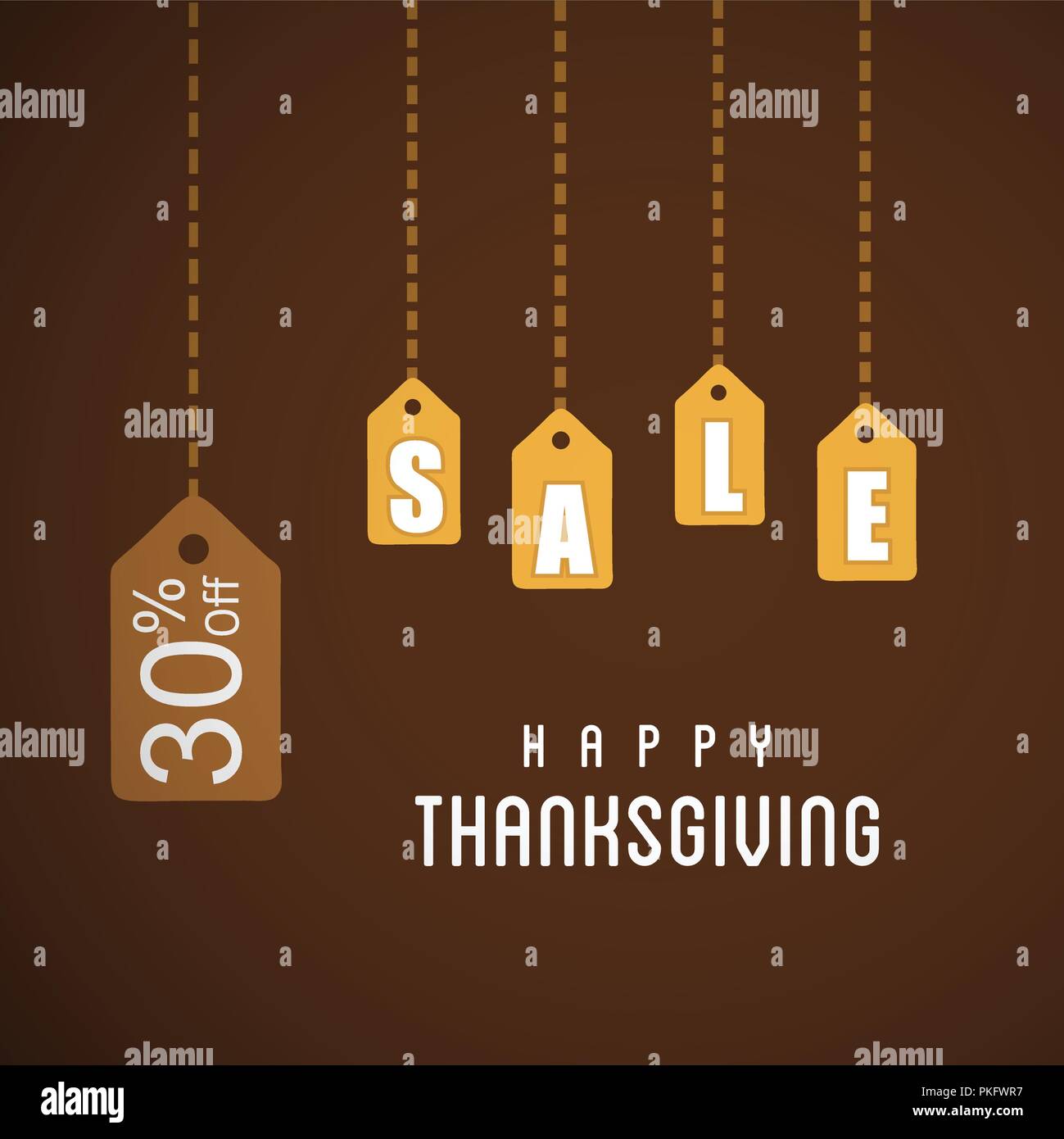 Happy Thanks giving sale design vector Stock Vector Image & Art - Alamy