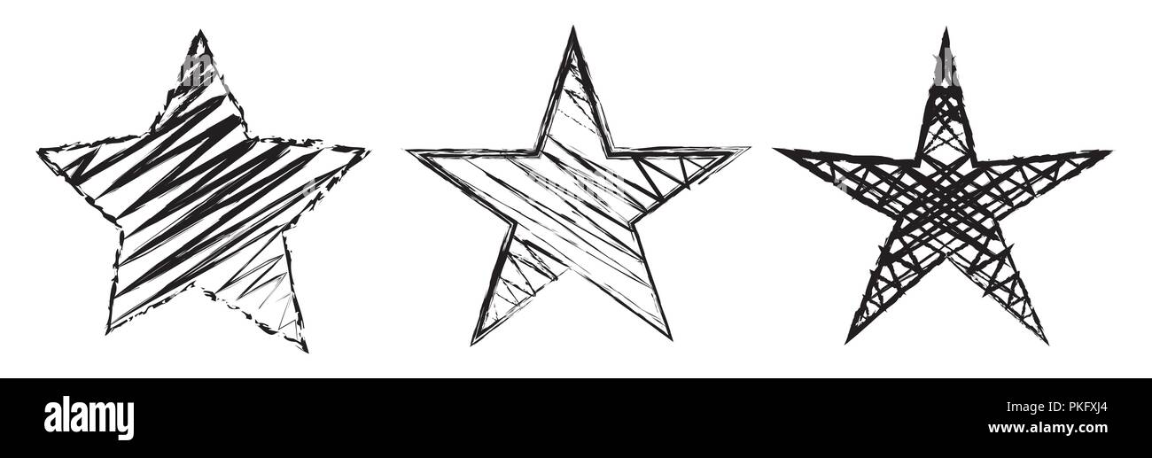 star element set - Vector icon collection, illustration Stock Vector ...