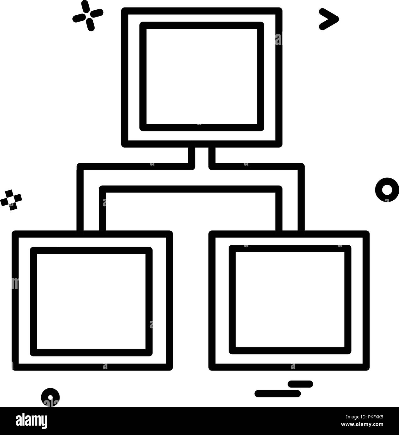 Network icon design vector Stock Vector Image & Art - Alamy