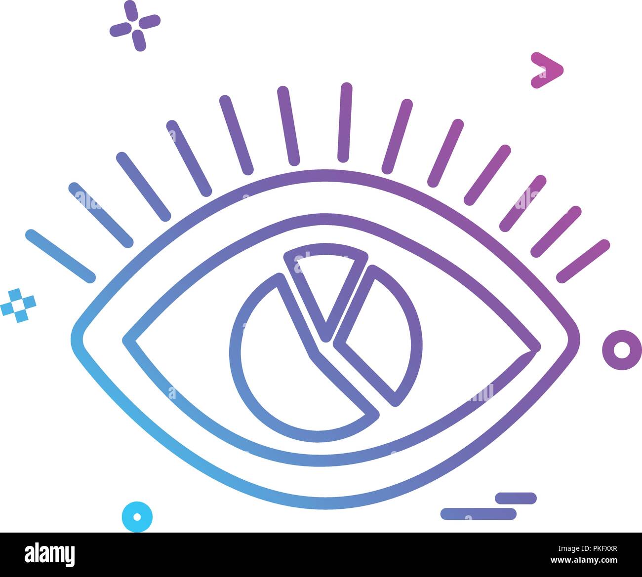 Eye icon design vector Stock Vector Image & Art - Alamy