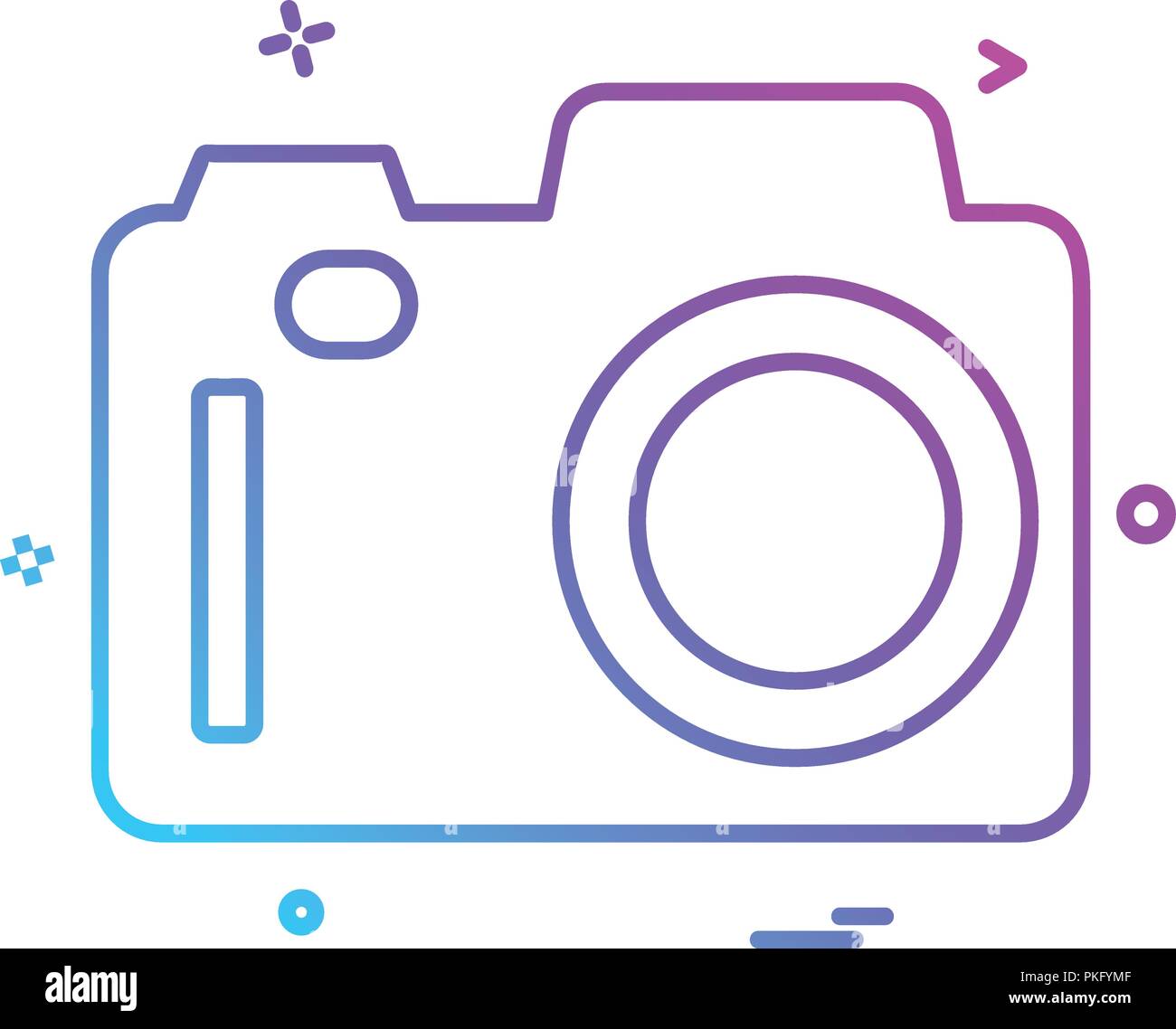 Camera icon design vector Stock Vector Image & Art - Alamy