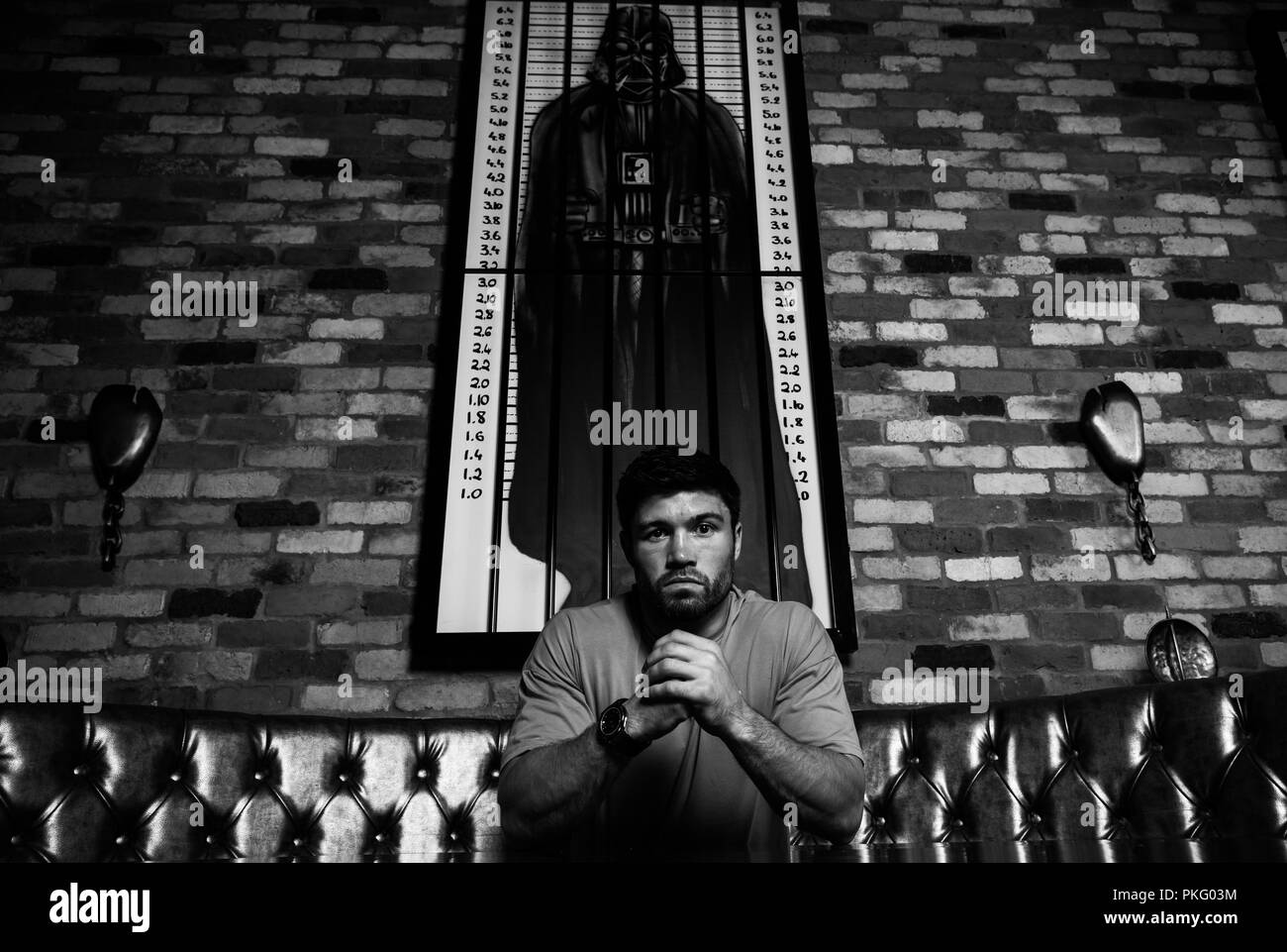 John Ryder poses for a photograph following the press conference at ...