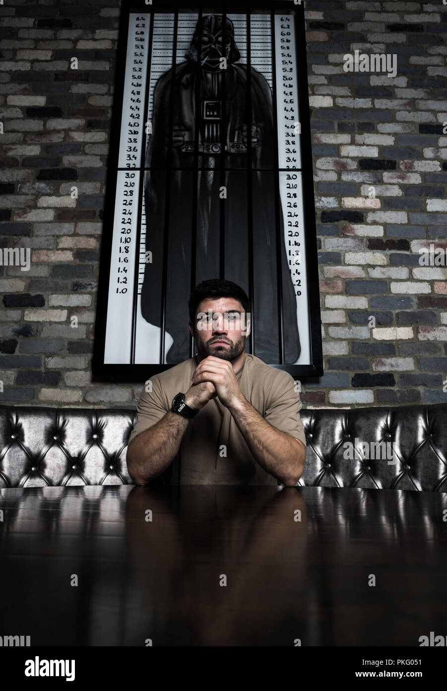 John Ryder poses for a photograph following the press conference at ...