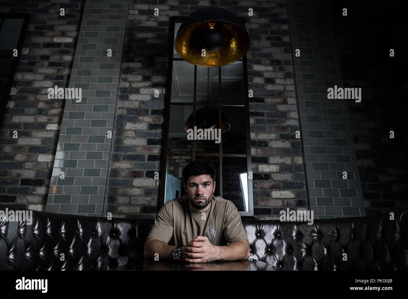 John Ryder poses for a photograph following the press conference at ...