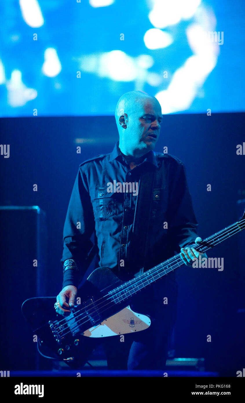British gothic rock band The Mission in concert at the Sinner's Day ...