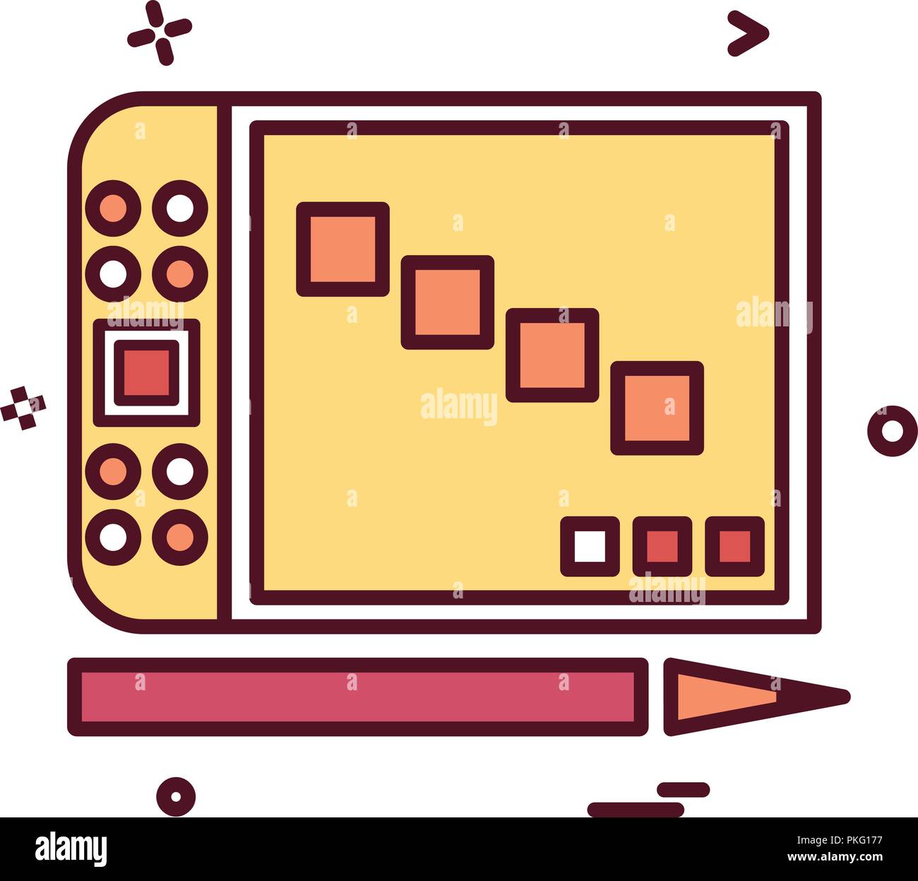 Computer icon design vector Stock Vector Image & Art - Alamy