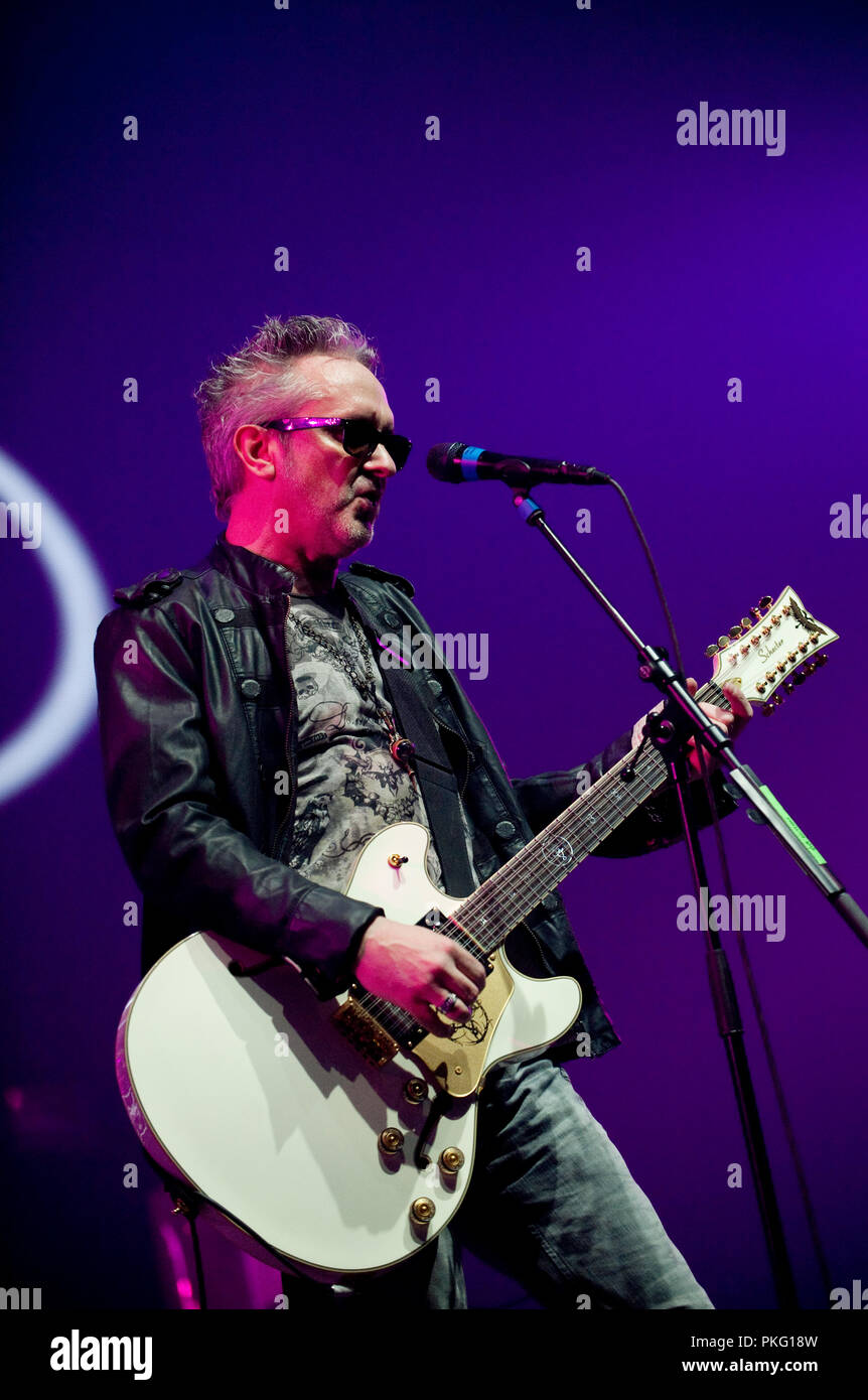 British gothic rock band The Mission in concert at the Sinner's Day ...
