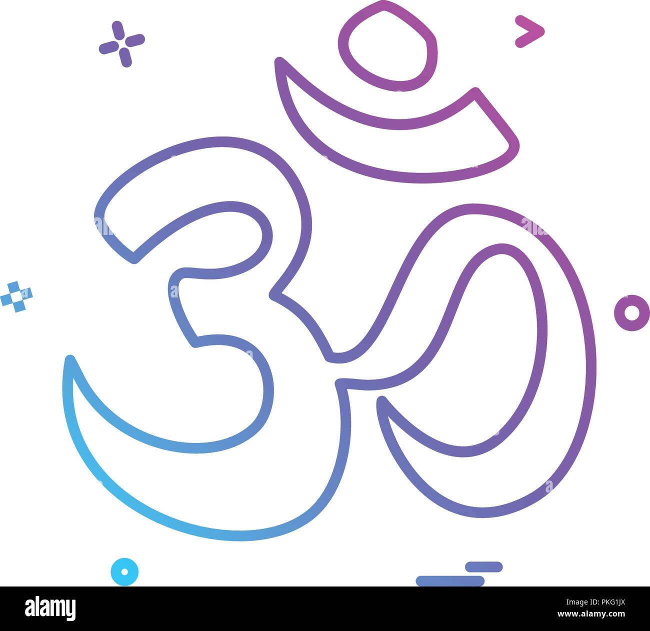 Hindu sign icon design vector Stock Vector Image & Art - Alamy