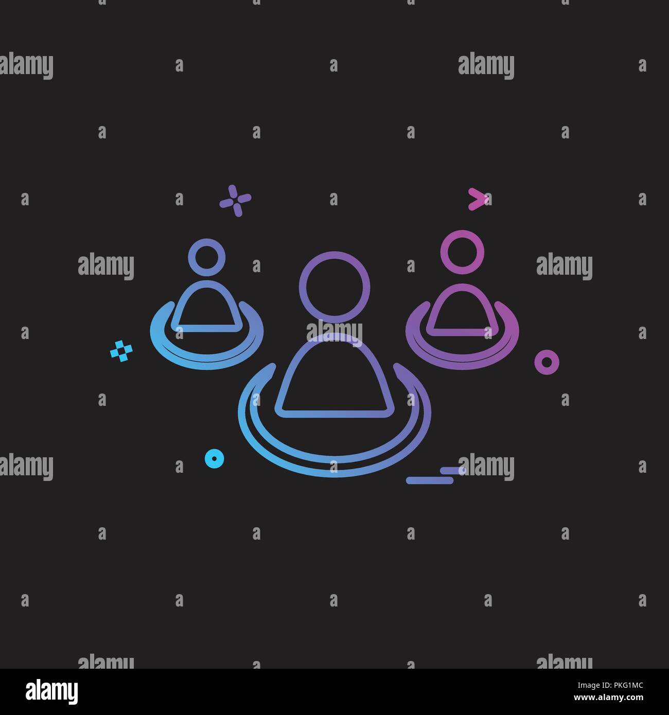 Group avatar icon design vector Stock Vector Image & Art - Alamy
