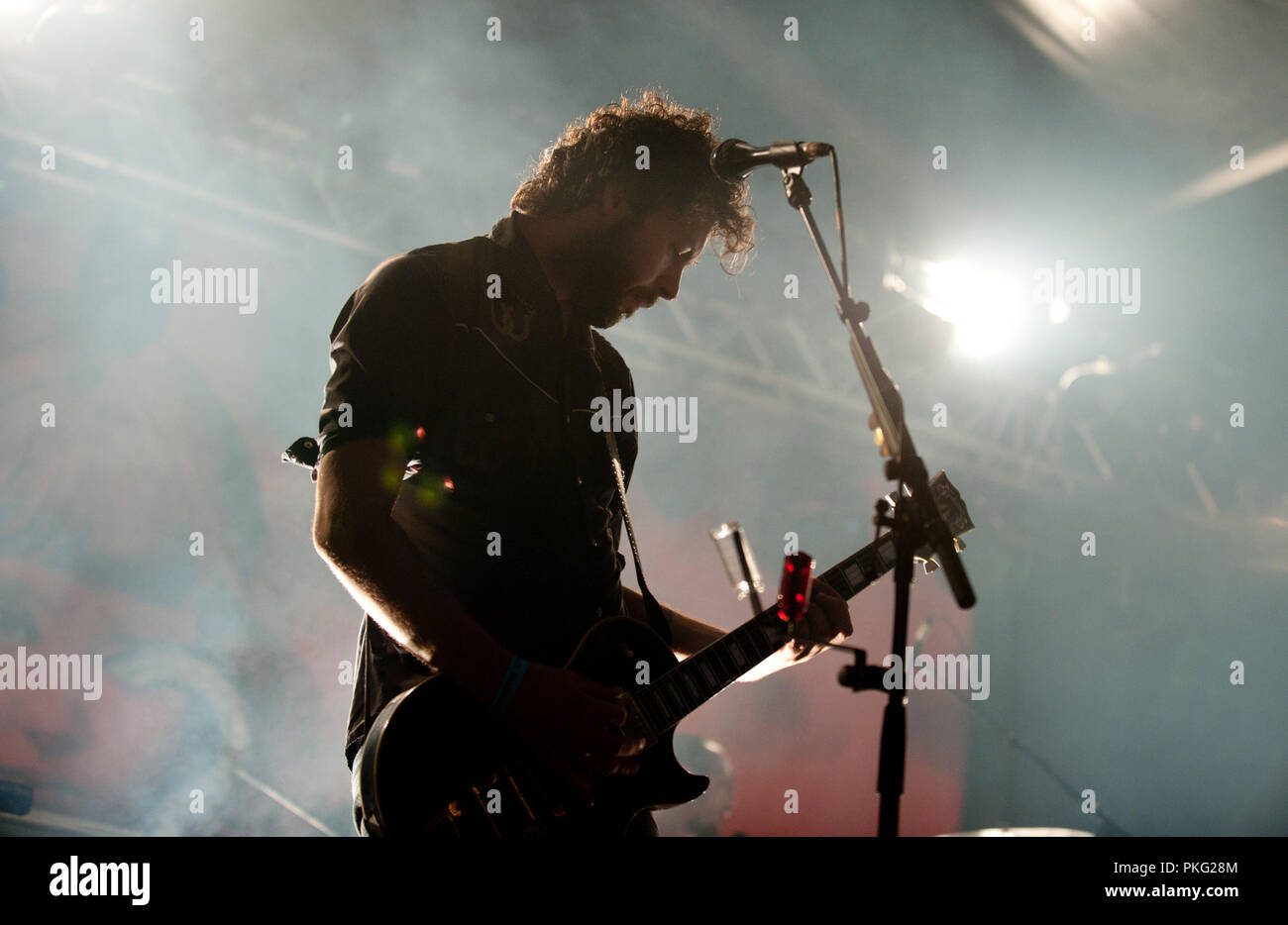 Concert of the Belgian rock band The Sore Losers at the Zeverrock ...
