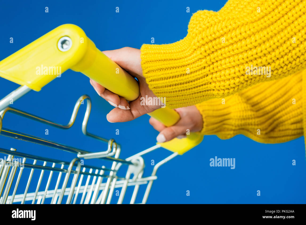 Shopping cart handle hi-res stock photography and images - Alamy