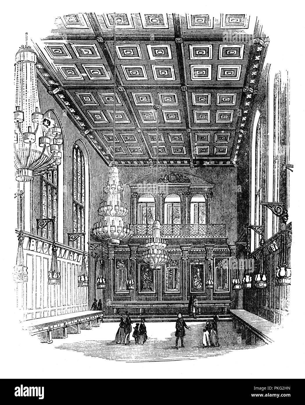 Medieval london street hi-res stock photography and images - Alamy