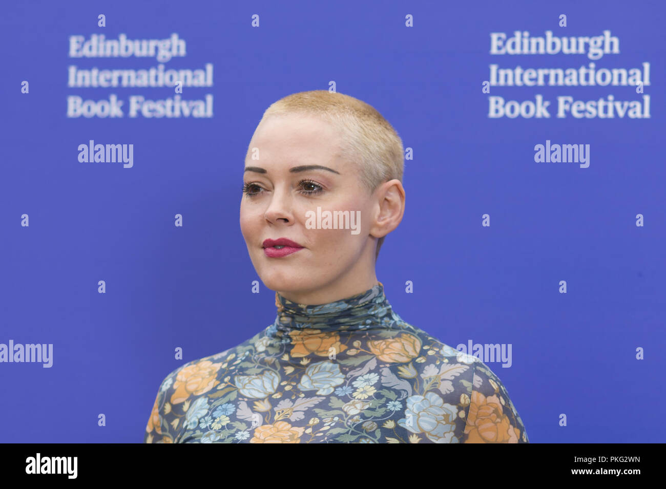 Rose McGowan and Afua Hirsch attend the Edinburgh Internatiional Book ...