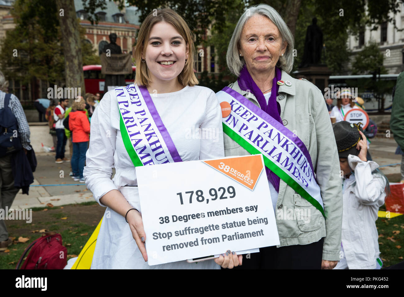 Statue of emmeline pankhurst protest hi-res stock photography and ...