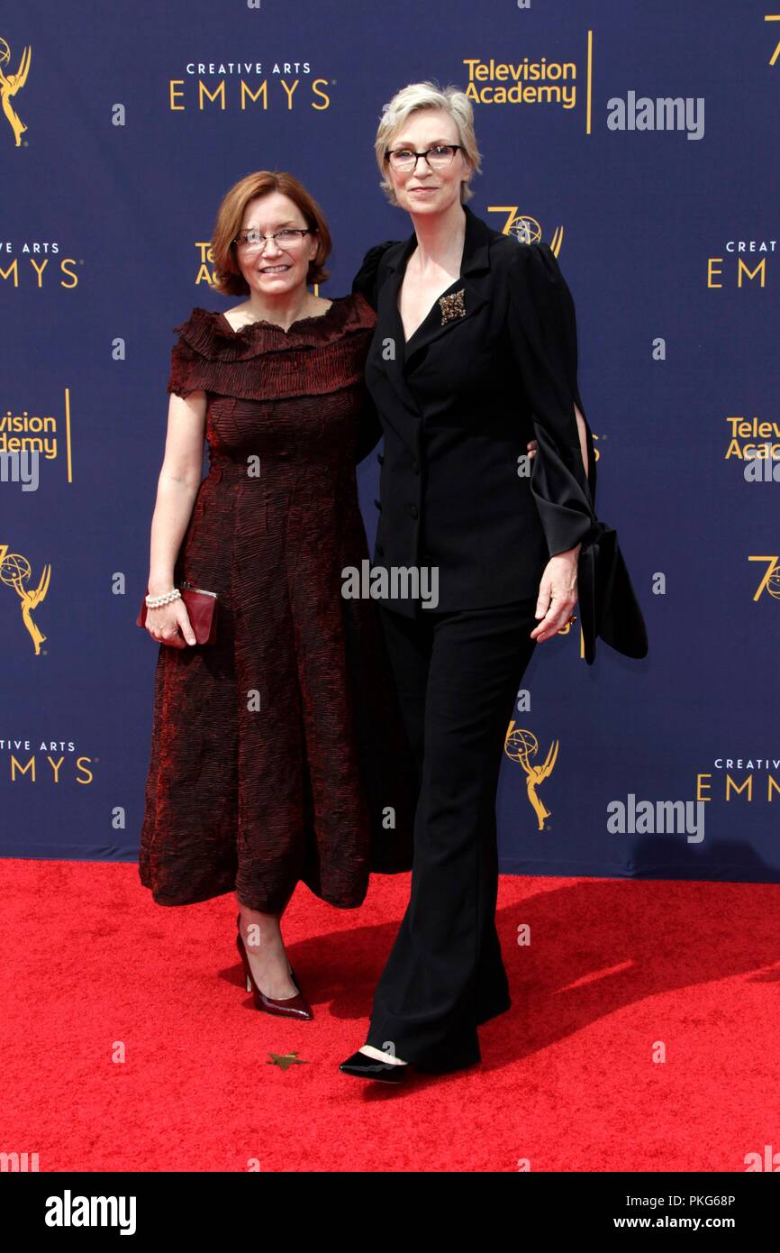 Jennifer Cheyne, Jane Lynch at arrivals for Primetime Emmy Awards ...