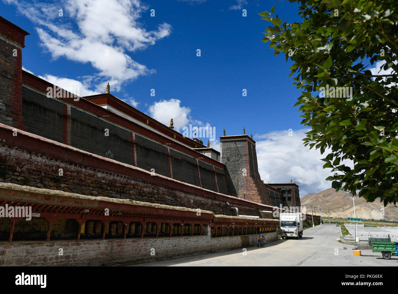 Xigaze. 12th Sep, 2018. Photo taken on Sept. 12, 2018 shows the Sagya ...