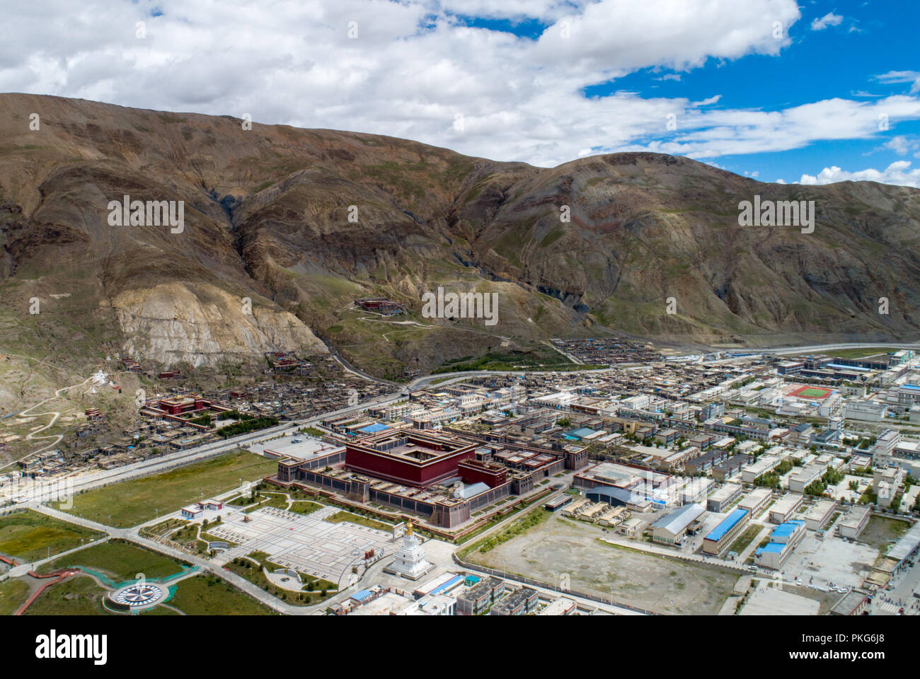 Xigaze. 12th Sep, 2018. Photo taken on Sept. 12, 2018 shows the Sagya ...