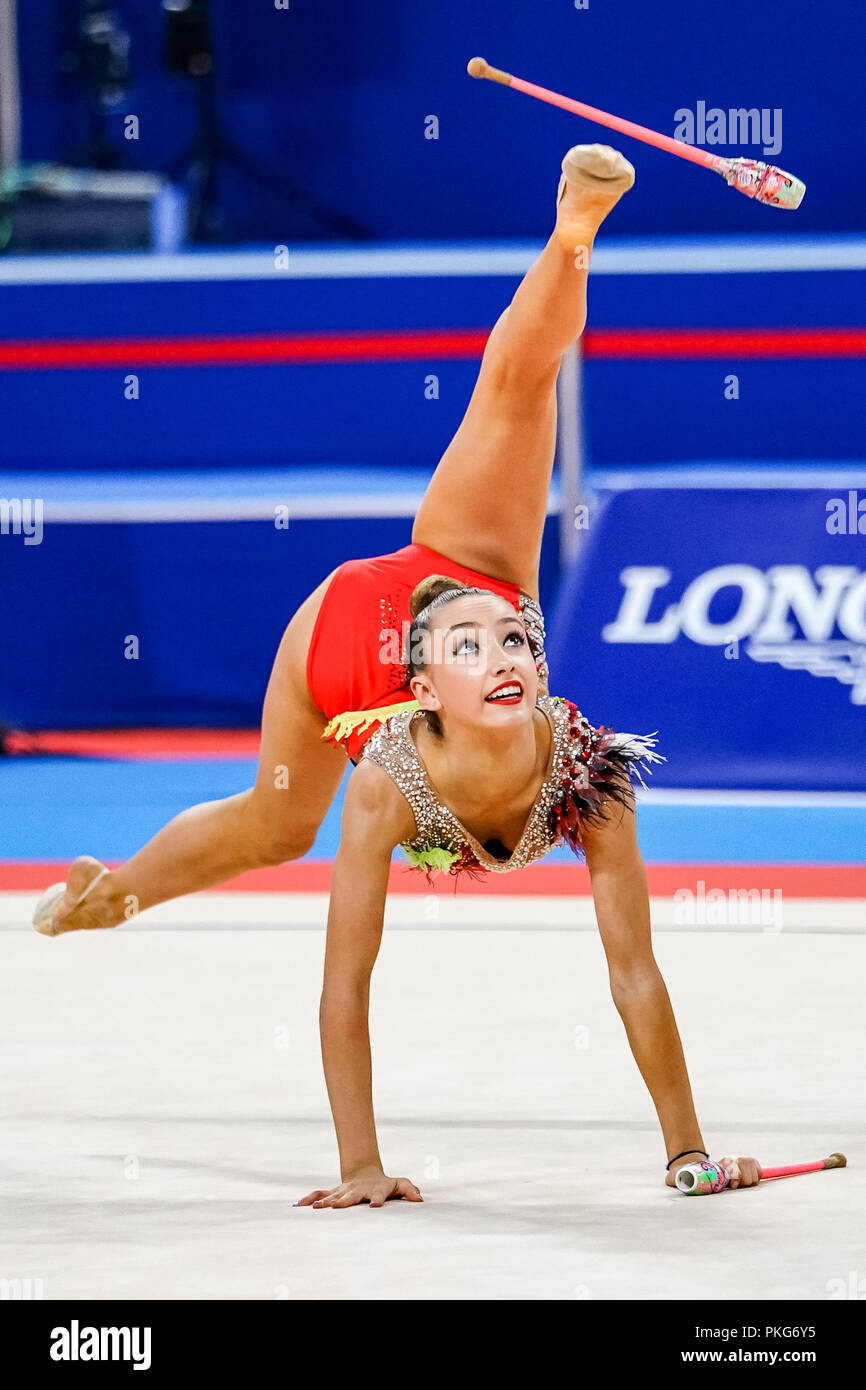 Sofia, Turkey. September 13, 2018: Alexandra Kiroi-Bogatyreva of Â ...