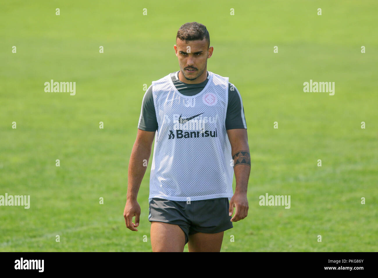 Porto Alegre, Brazil. 13th Sep, 2018. International training at CT Park Giant on Thursday ...