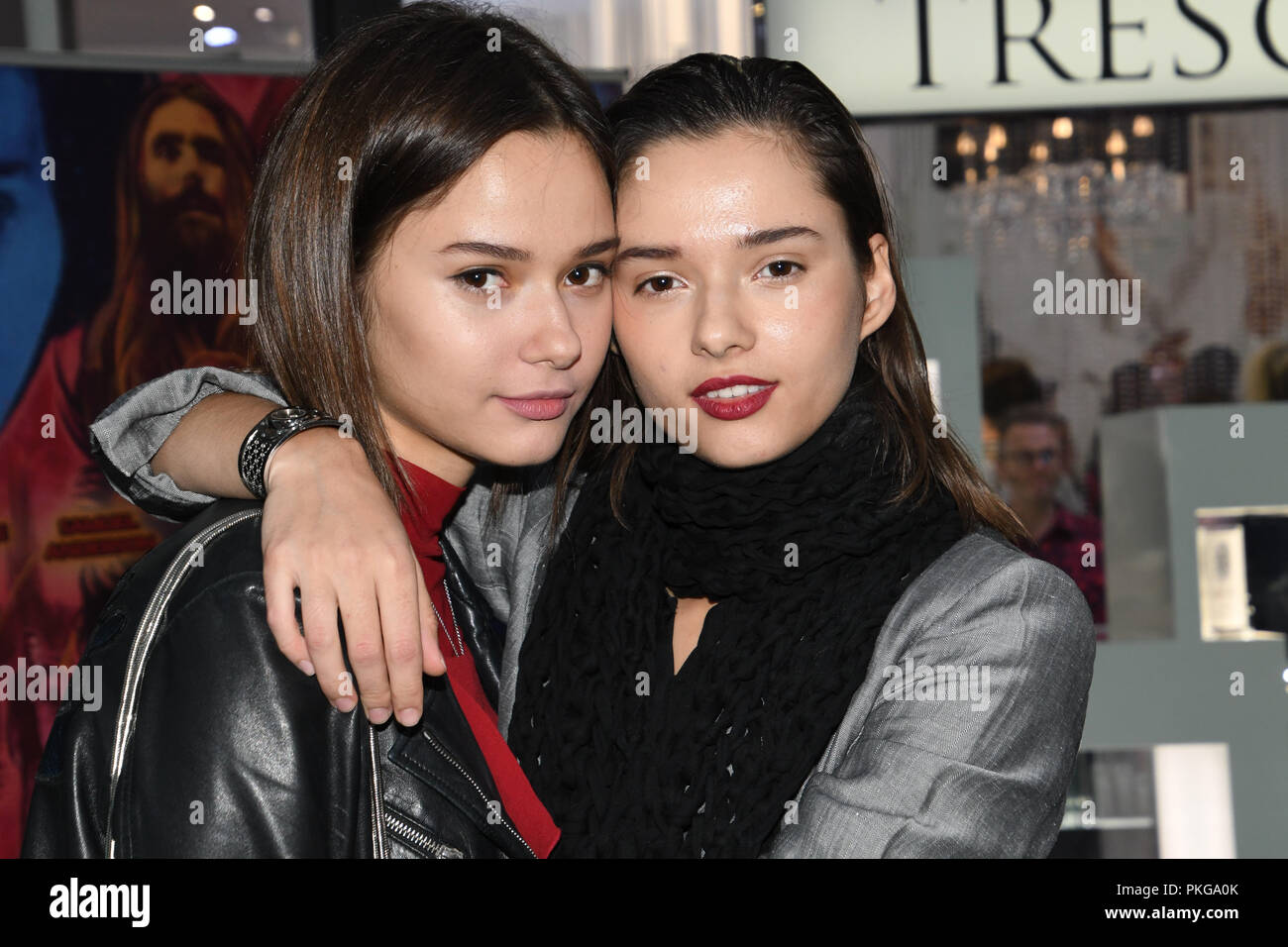 London, UK ,13th September 2018. Bloom Twins Ukrainian-born English pop ...