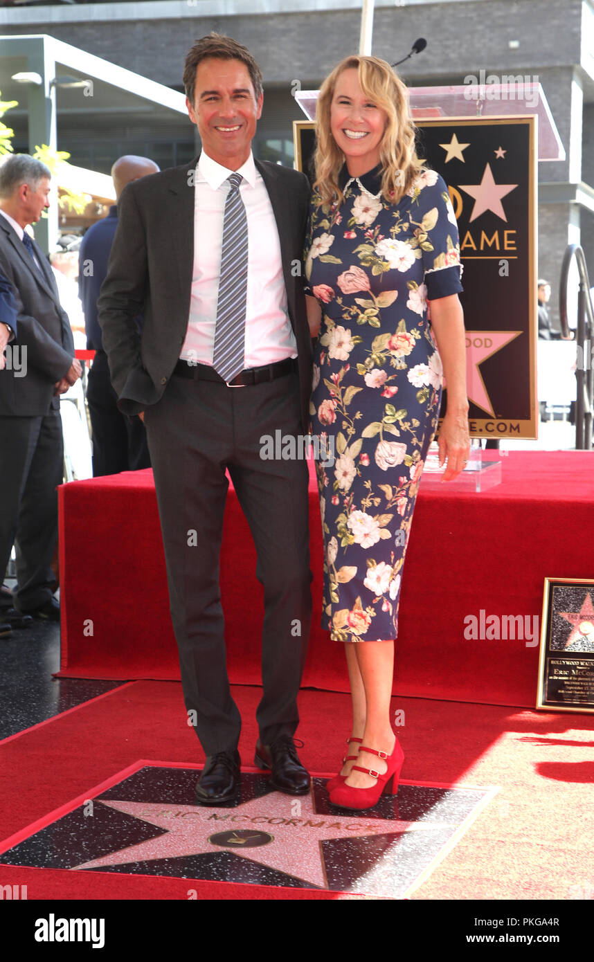 Los Angeles, Ca, USA. 13th Sep, 2018. Eric McCormack and Janet Holden ...