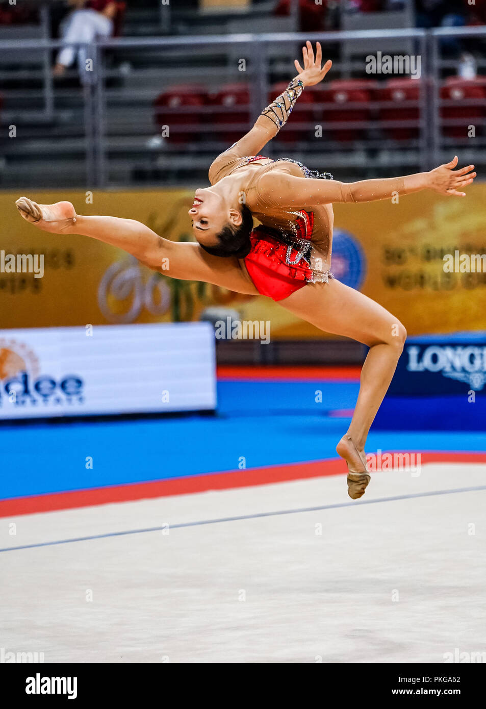 Sofia, Turkey. September 13, 2018: Linoy Ashram of Israel during ...