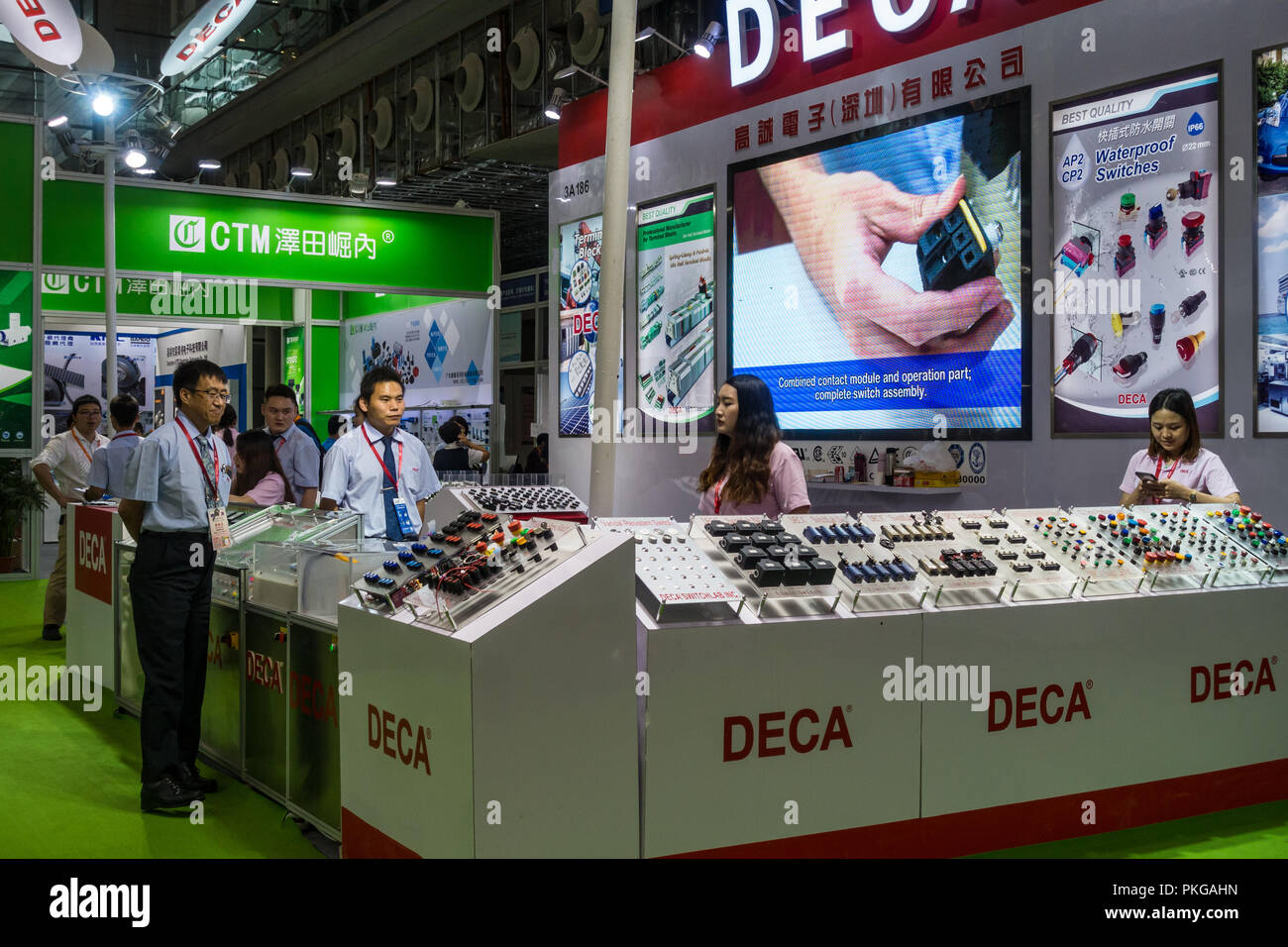 Sales booth China Stock Photo - Alamy