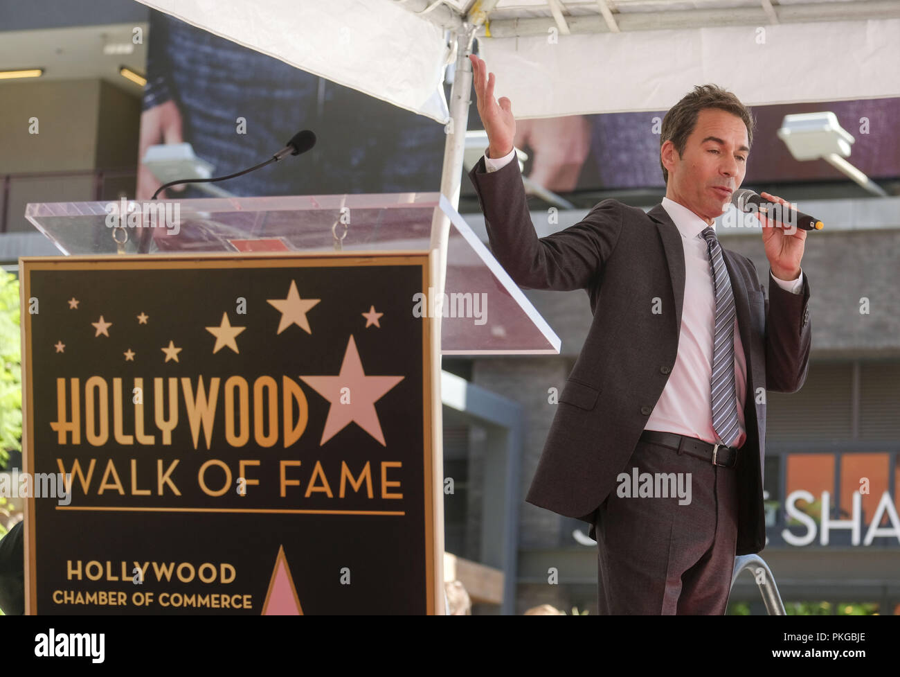 Los Angeles, California, USA. 13th Sep, 2018. Actor Eric McCormack ...