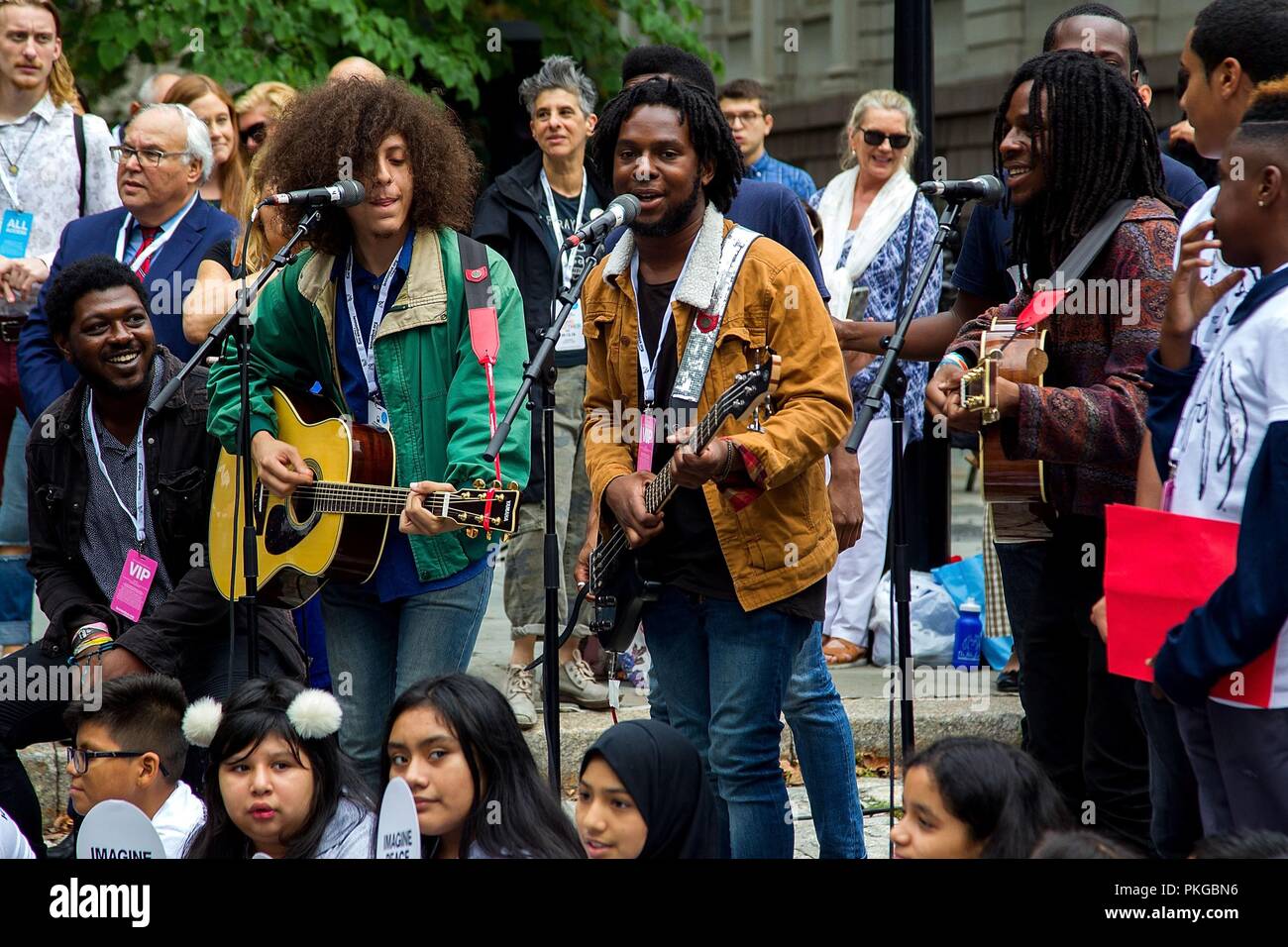 New York, NY, USA. 13th Sep, 2018. Blac Rabbit at a public appearance ...