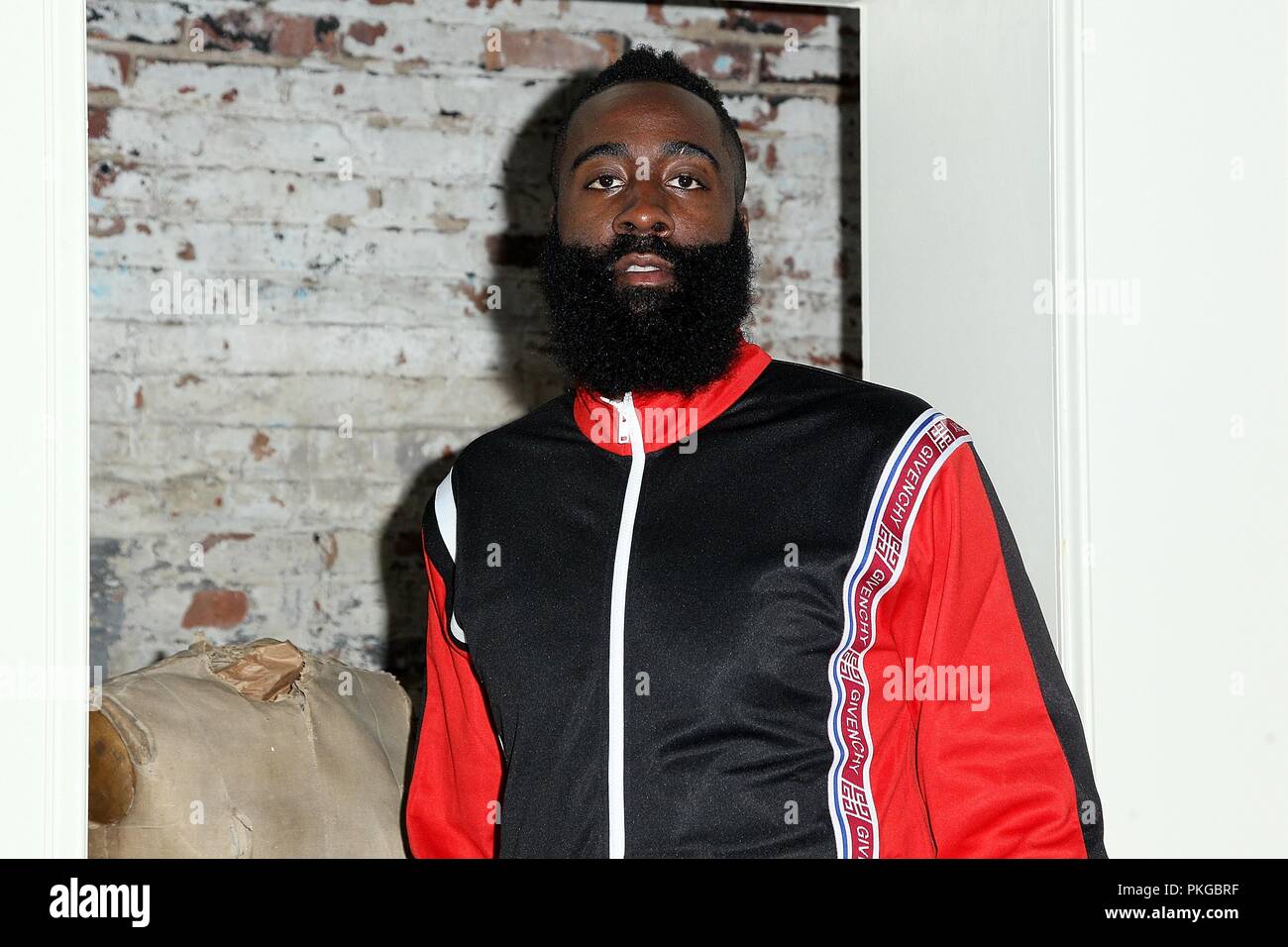 New York, NY, USA. 13th Sep, 2018. James Harden in attendance for Melo ...
