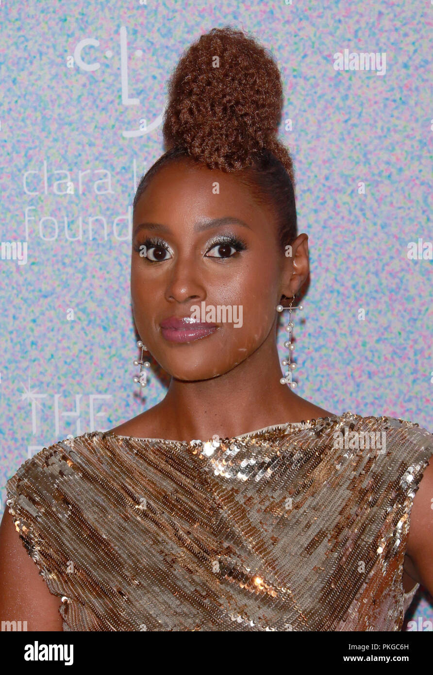 New York, NY, USA. 13th Sep, 2018. Issa Rae at the Clara Lionel ...