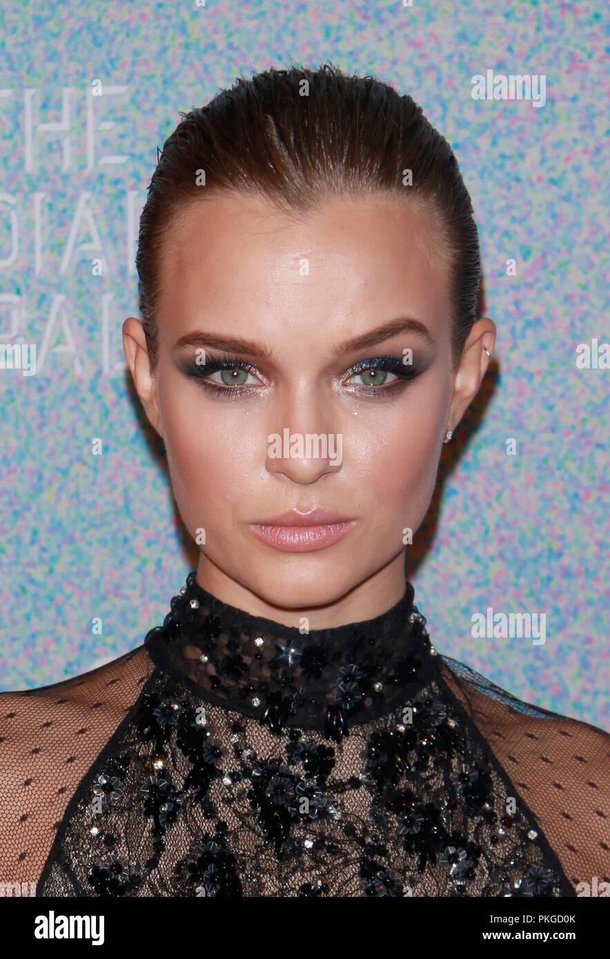 New York, NY, USA. 13th Sep, 2018. Josephine Skriver at the Clara ...