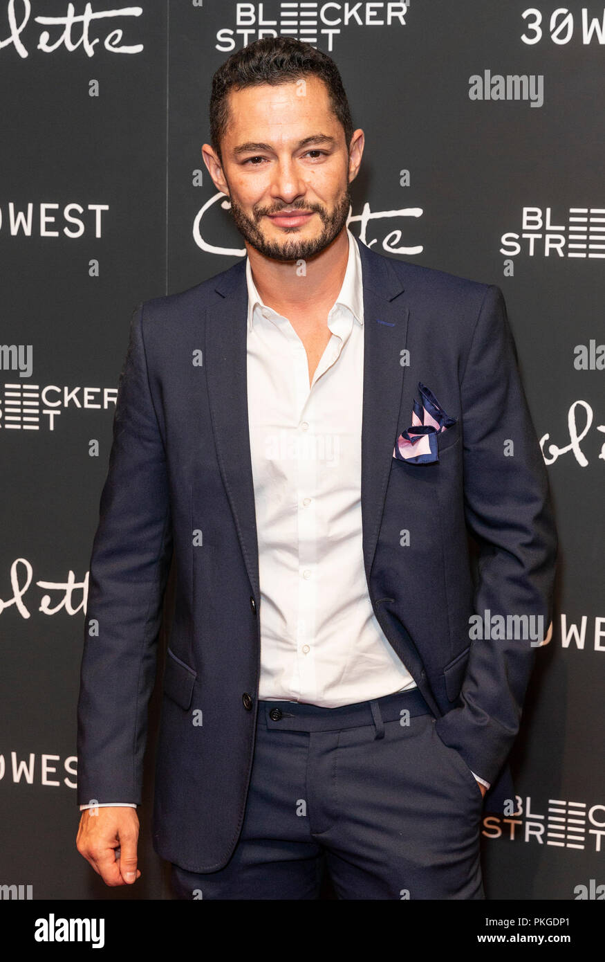 New York, USA - September 13, 2018: Jake Graf attends the New York ...