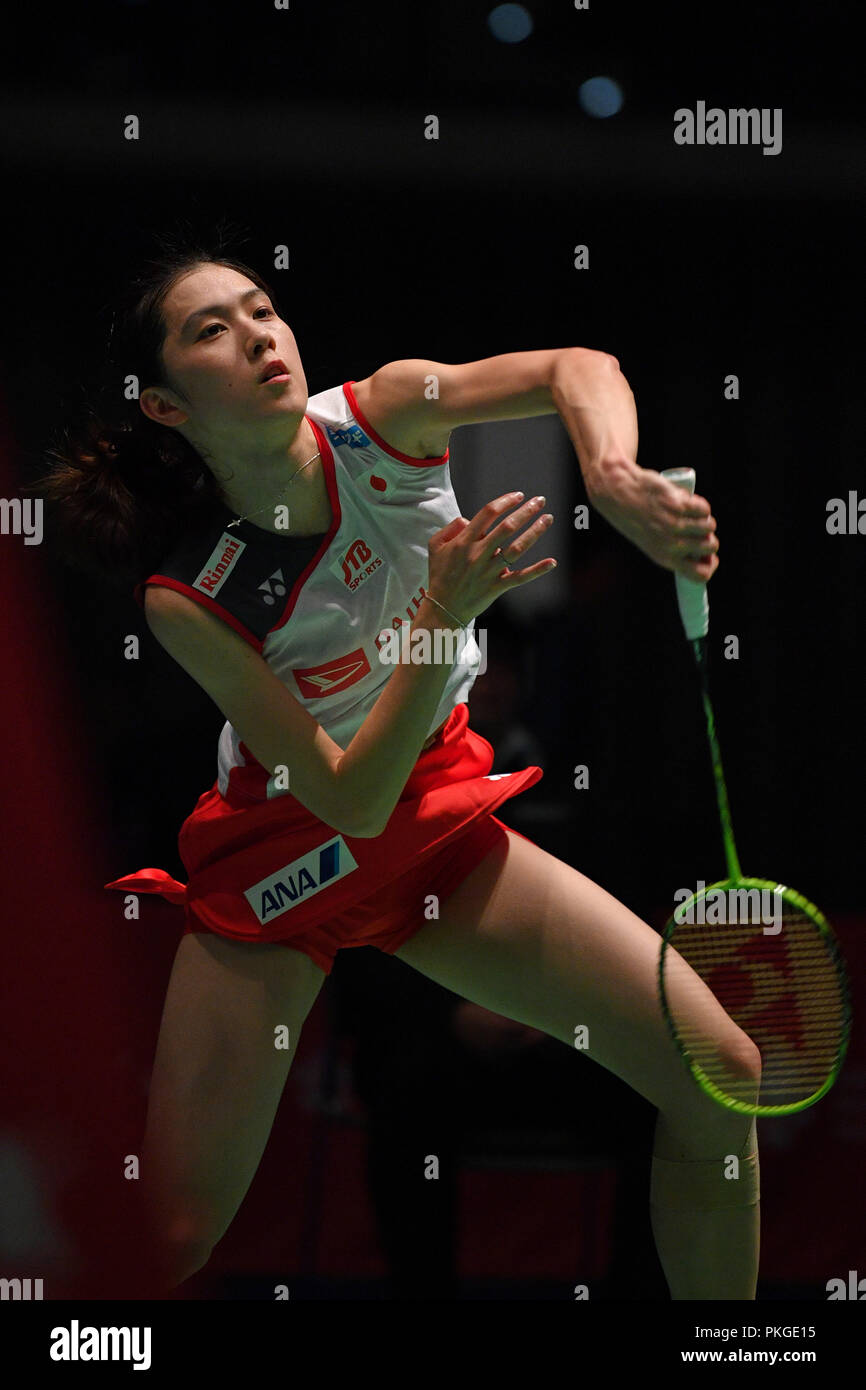 Musashino Mori General Sports Plaza, Tokyo, Japan. 13th Sep, 2018. ?Aya Ohori (JPN), SEPTEMBER ...