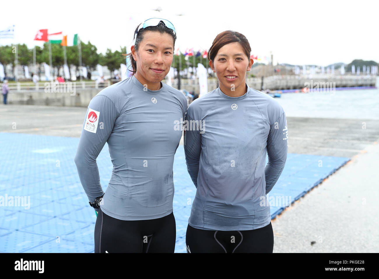 Kanagawa, Japan. 12th Sep, 2018. /Chika Hatae & Hiroka Itakura (JPN ...